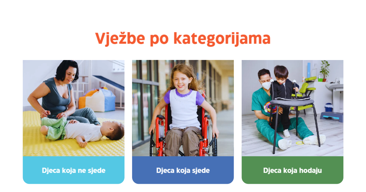 Vježbe za djecu koja ne sede